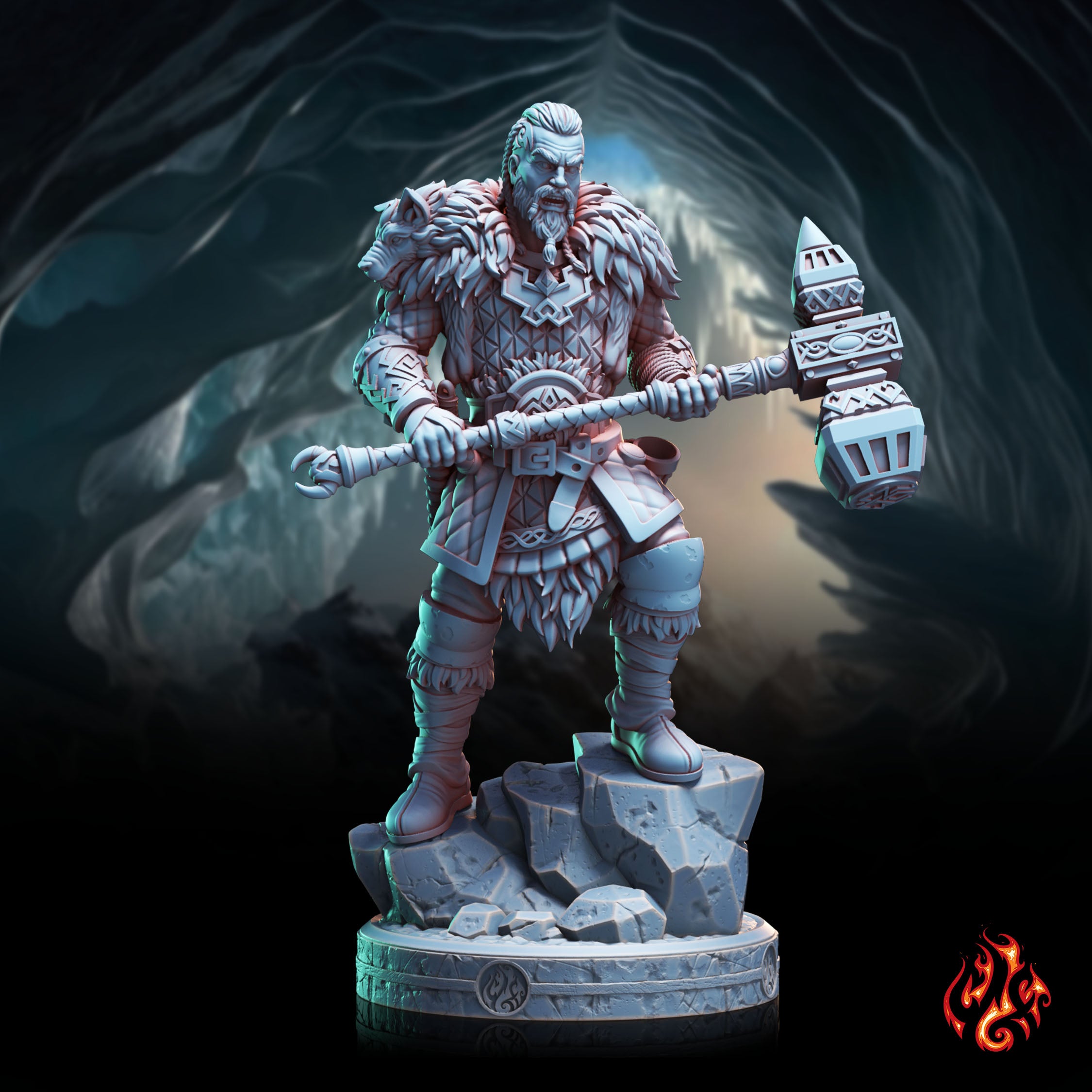Wolfgare The Barbarian Crippled God Foundry