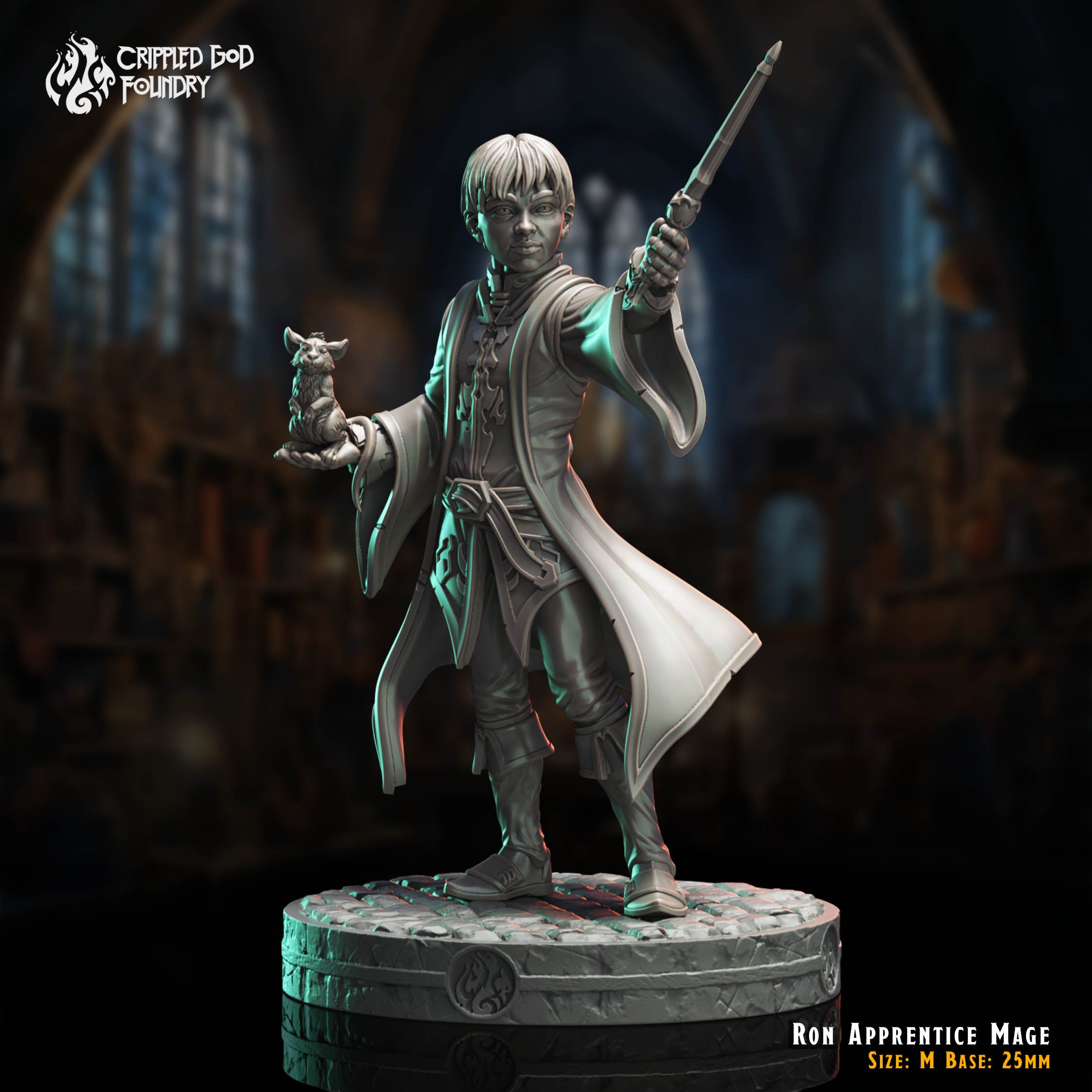 Ron Apprentice Mage Digital Stl Files Crippled God Foundry