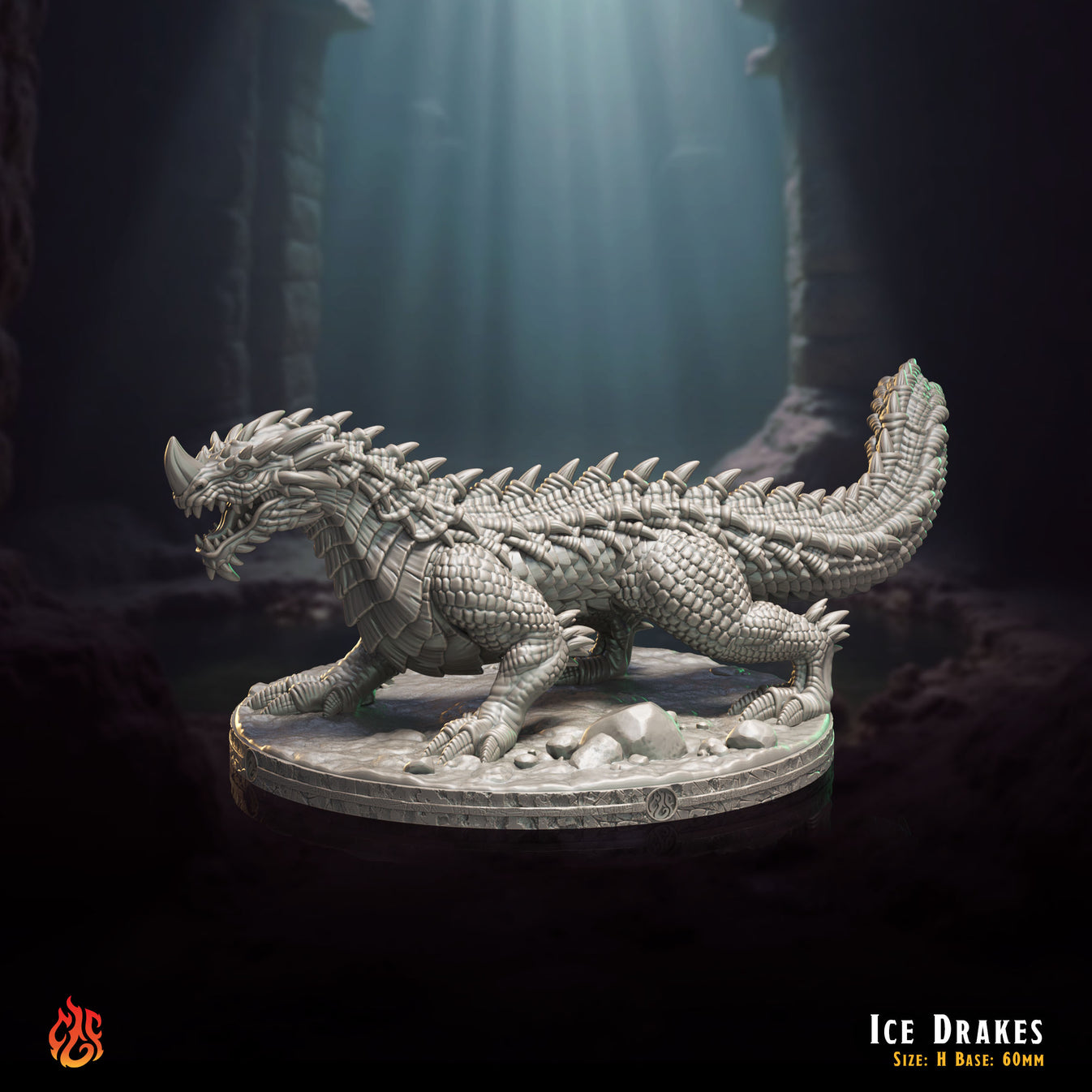 Ice Drakes (Digital, STL files) – Crippled God Foundry
