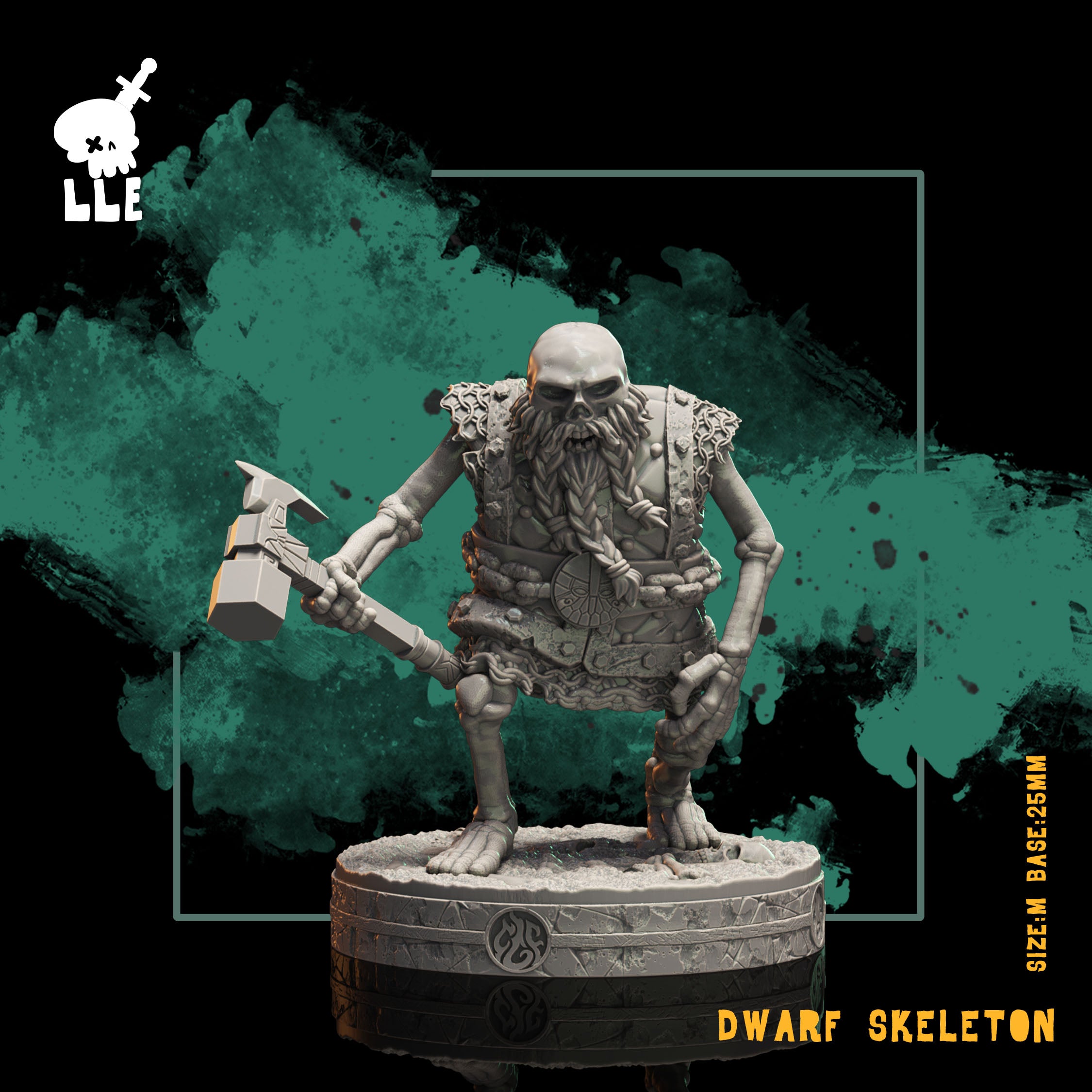 Dwarf Skeleton (Digital, STL files) – Crippled God Foundry