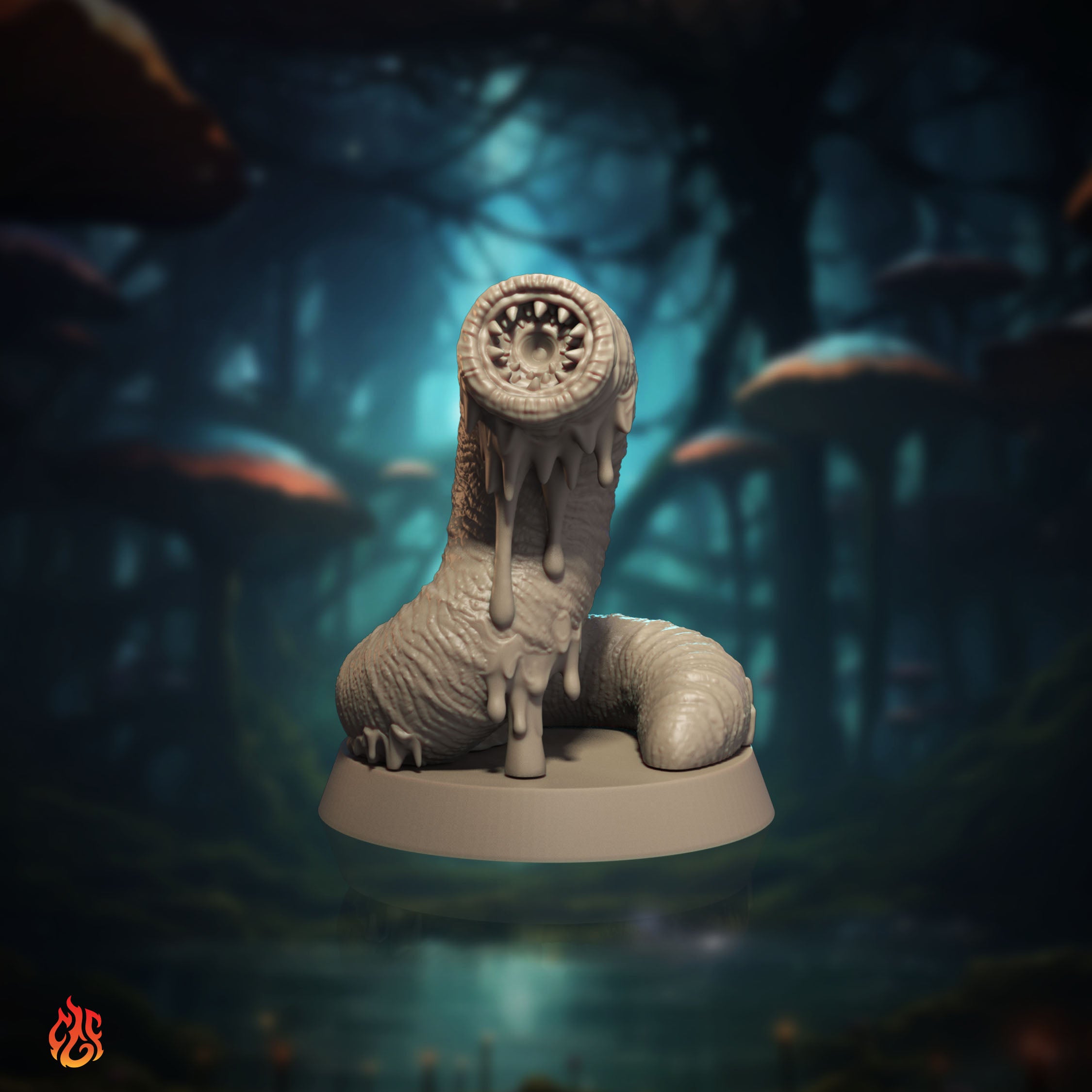 Giant leech (Digital, STL files) – Crippled God Foundry