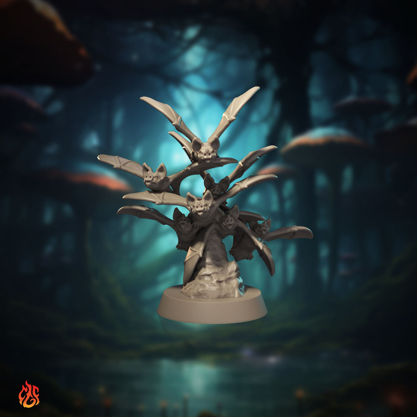 Bat Swarm (Digital, STL files) – Crippled God Foundry