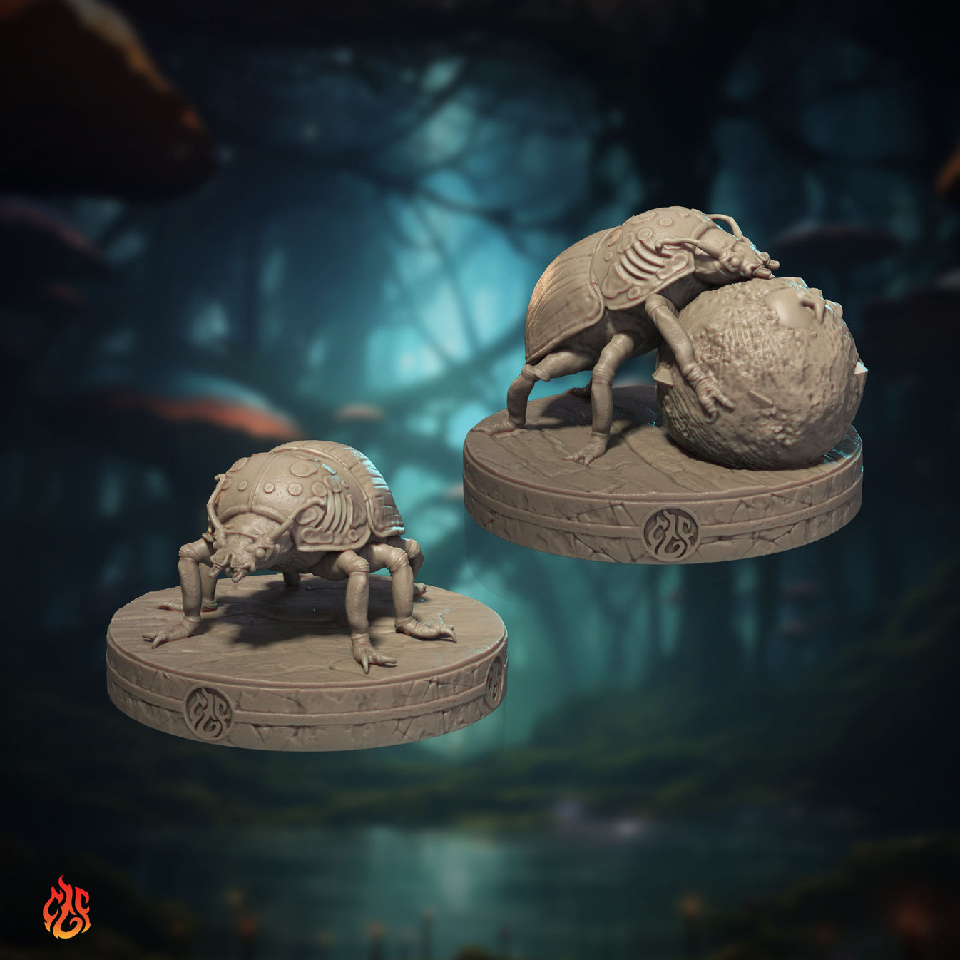 Fire Beetles (Digital, STL files) – Crippled God Foundry