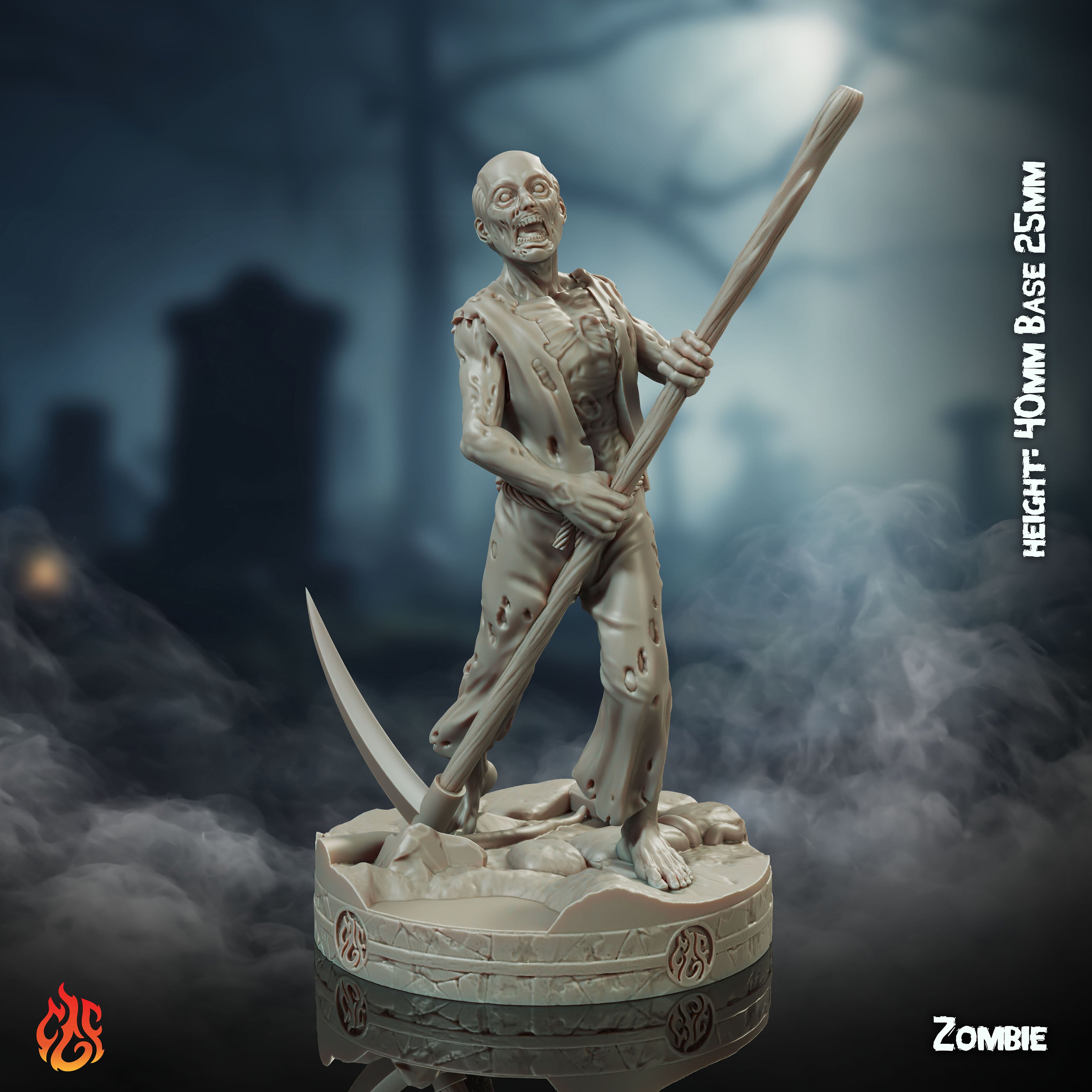 Zombie (Digital, STL files) – Crippled God Foundry