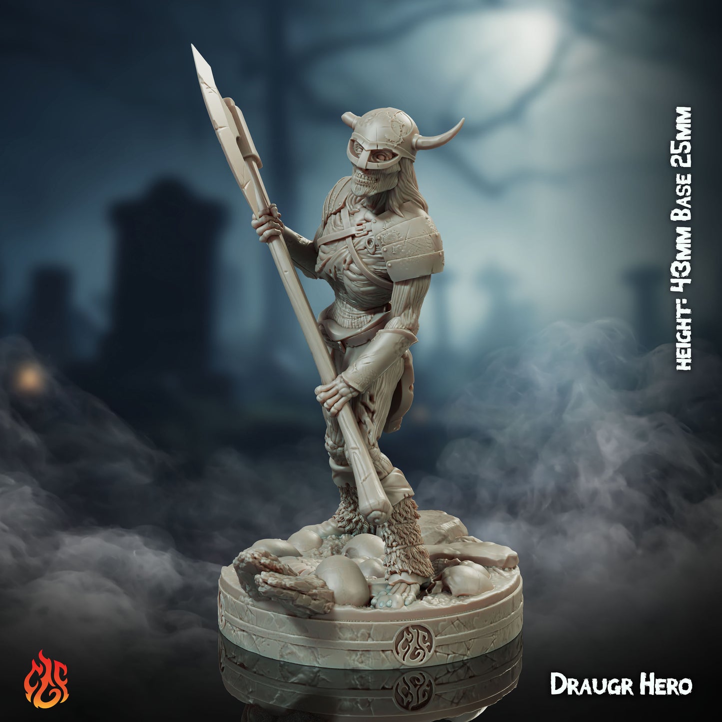 Draugr Hero (Digital, STL files) – Crippled God Foundry