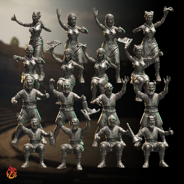 Arena Spectators (Digital, STL files) – Crippled God Foundry