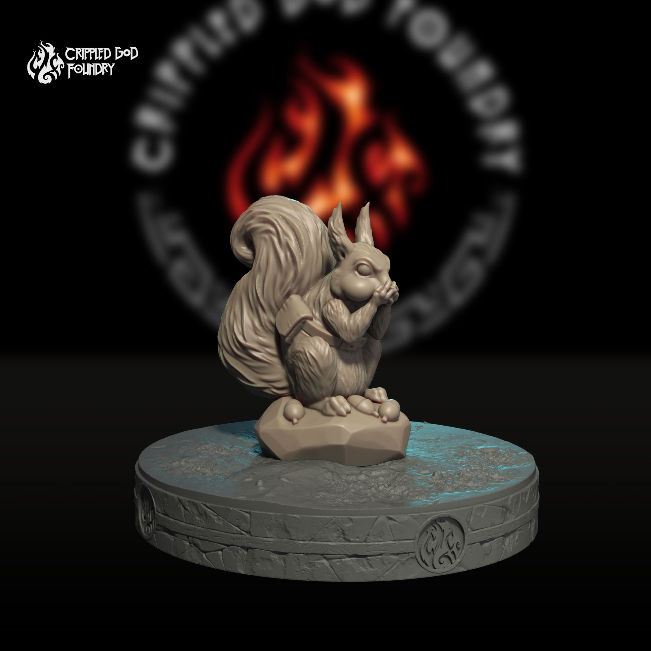 Squirrel Familiar (Digital, STL files) – Crippled God Foundry