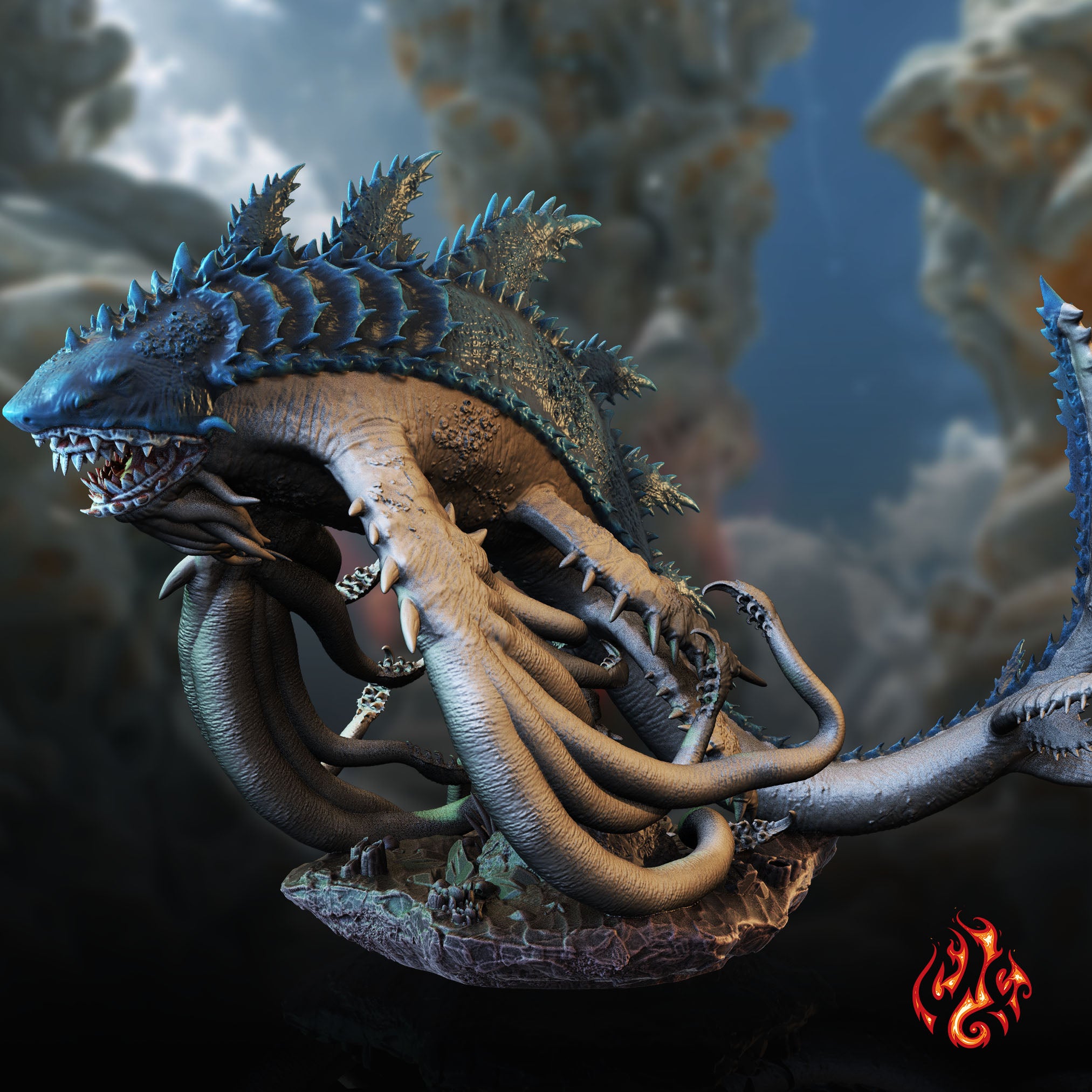 Avatar of the Shark God (Digital, STL files) – Crippled God Foundry