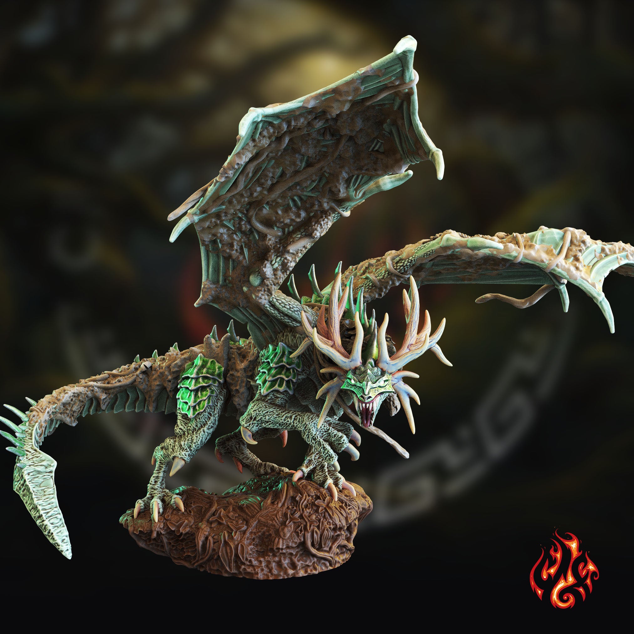 Blight Dragon (Digital, STL files) – Crippled God Foundry