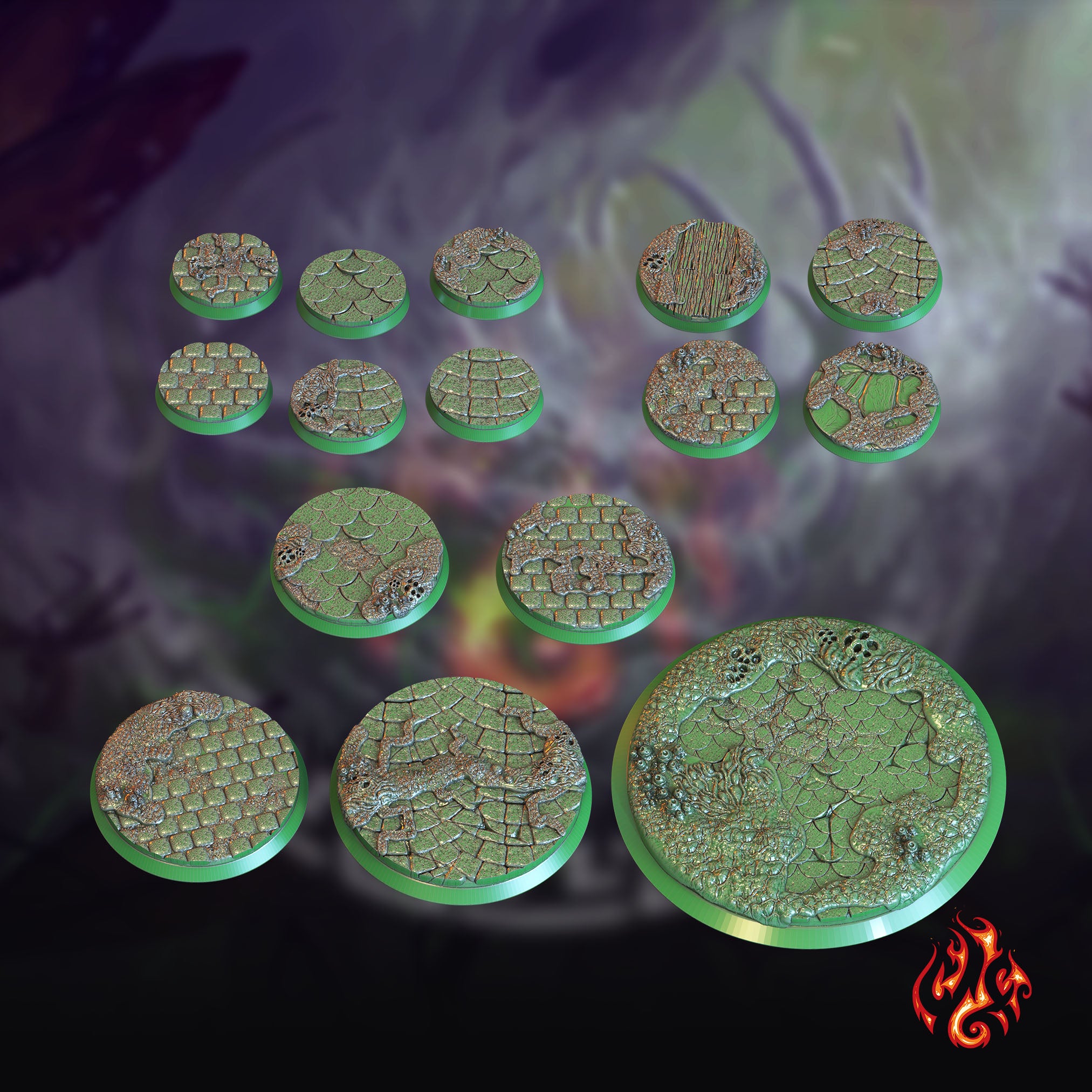 Corrupted Bases Set – Crippled God Foundry