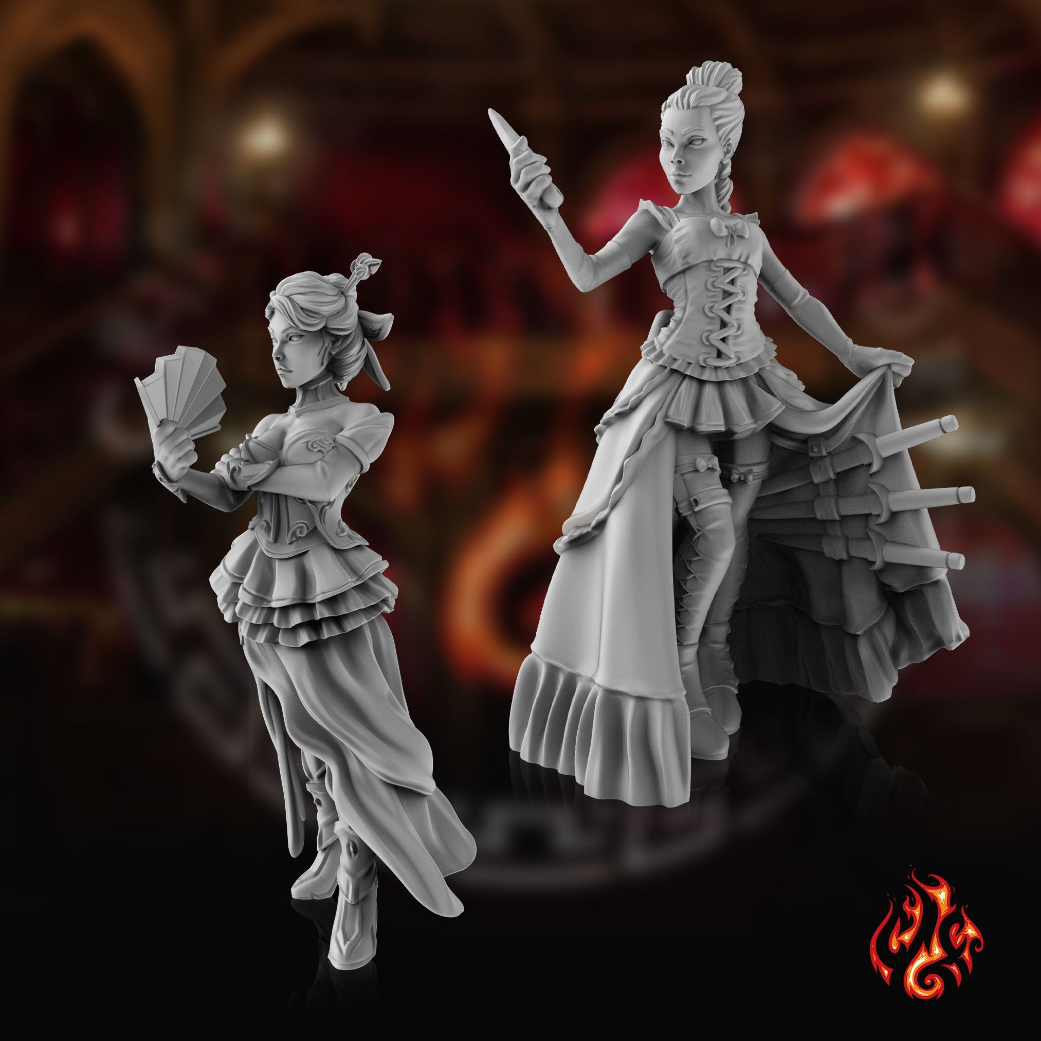 Assassin Ladies (Digital, STL files) – Crippled God Foundry