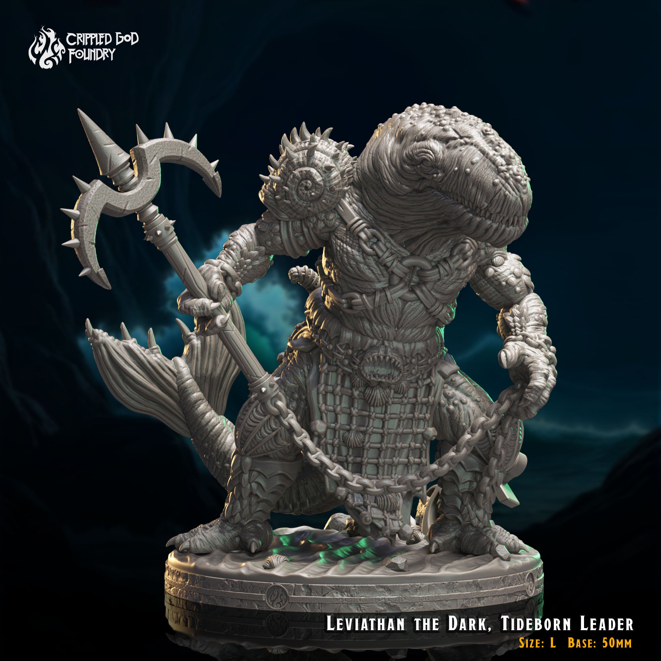 Leviathan the Dark, Tideborn Leader – Crippled God Foundry