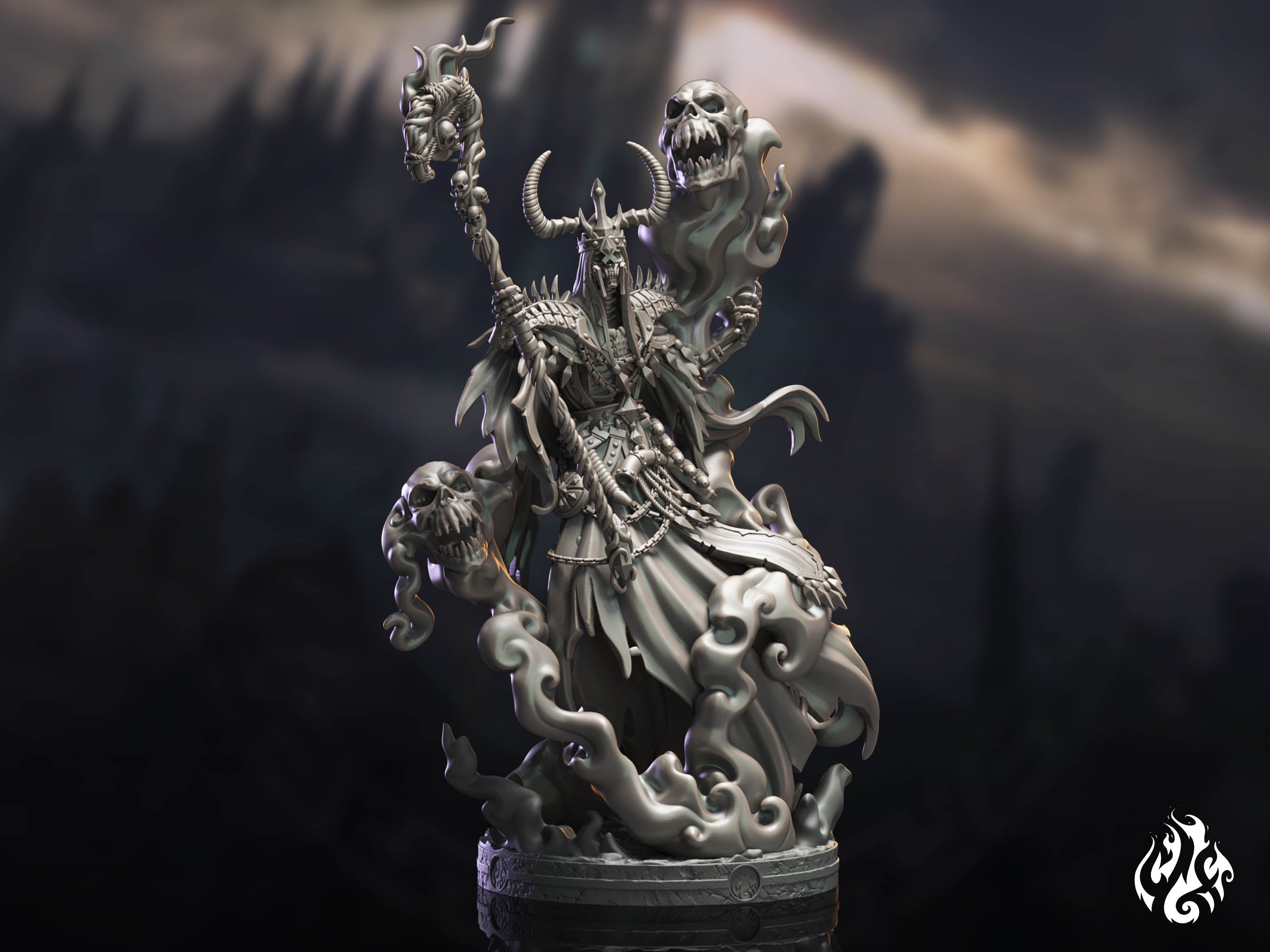 Harkin, Doom Wizard Overlord (Digital, STL files) – Crippled God Foundry