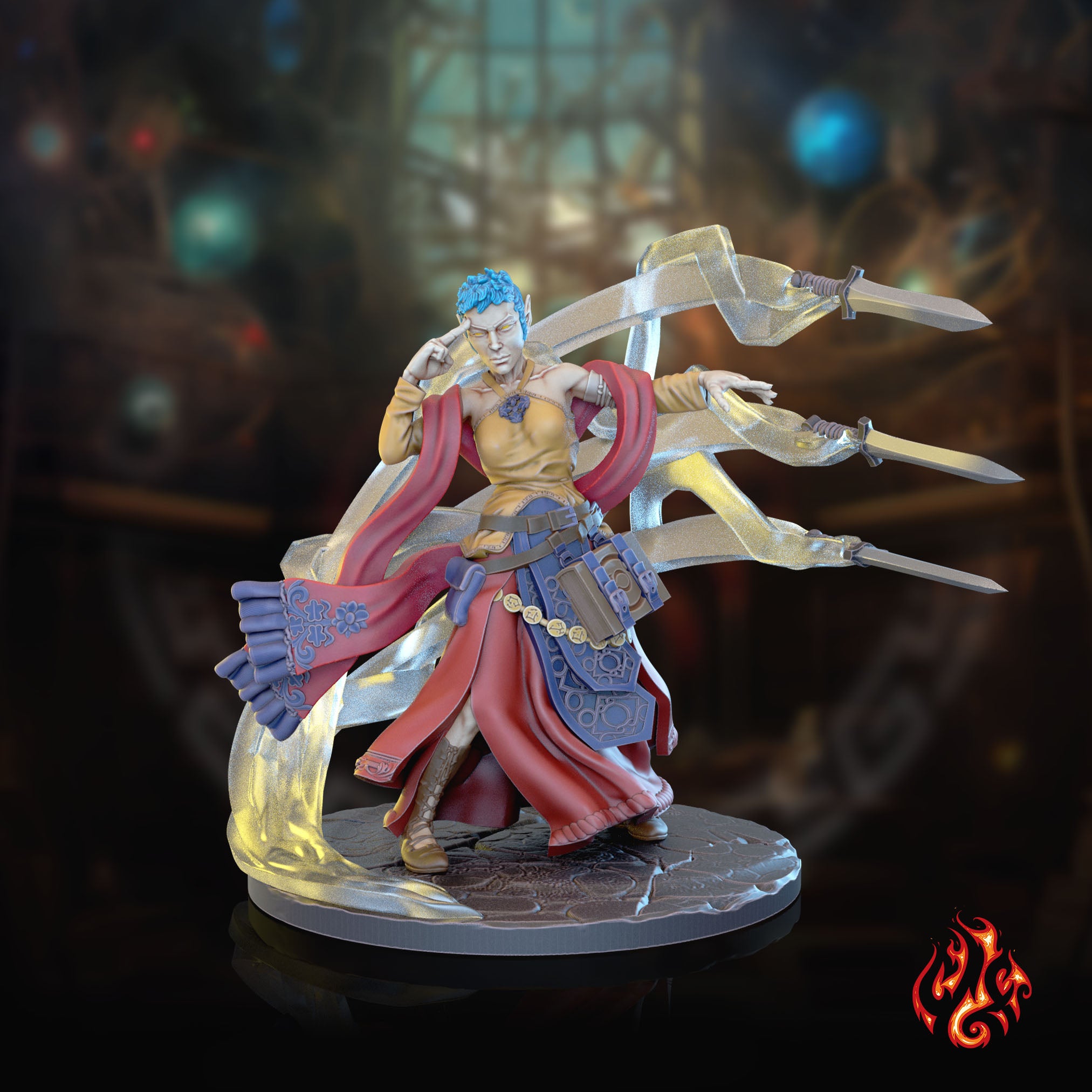 Sword Dancer Mage (Digital, STL files) – Crippled God Foundry