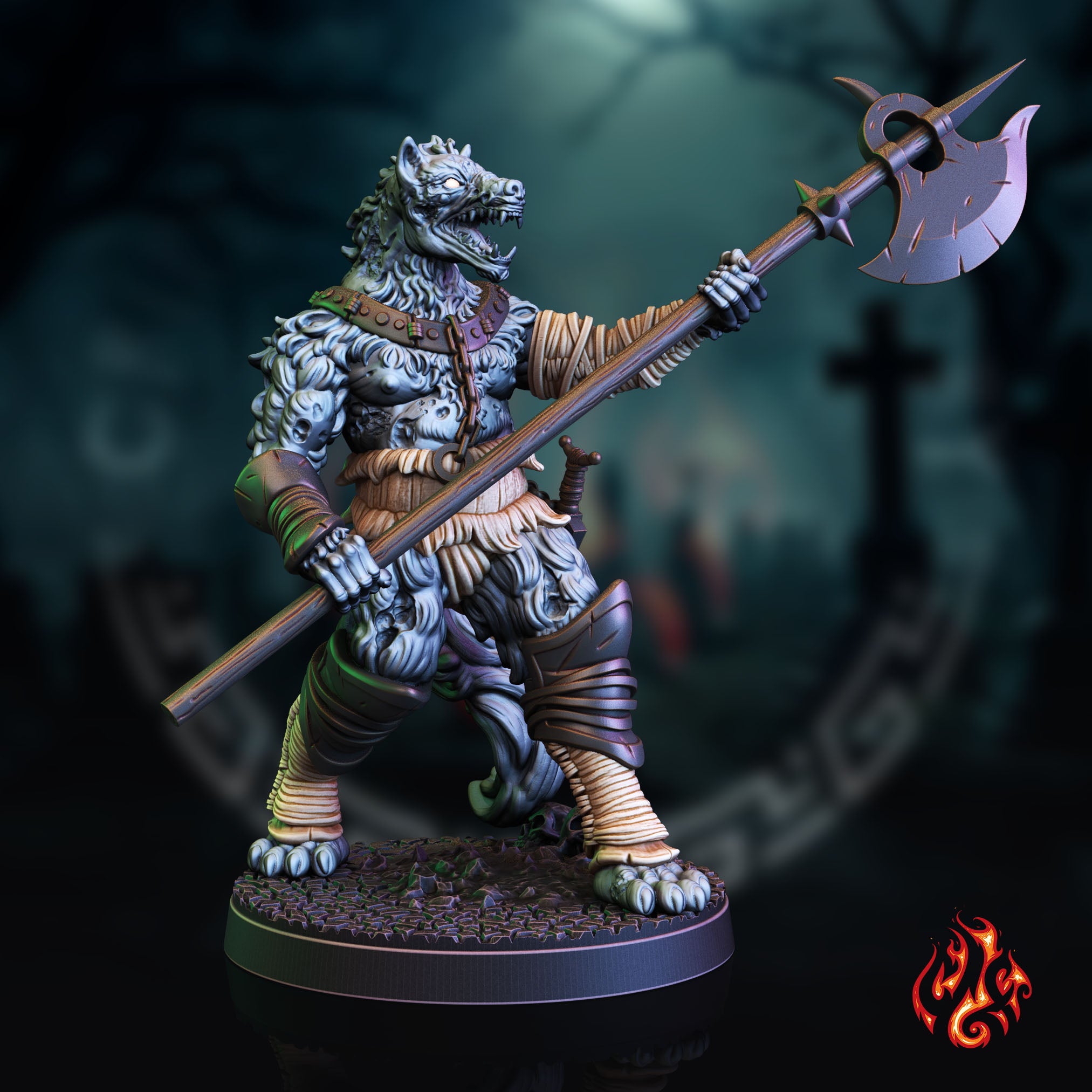 Zombie Gnoll (Digital, STL files) – Crippled God Foundry