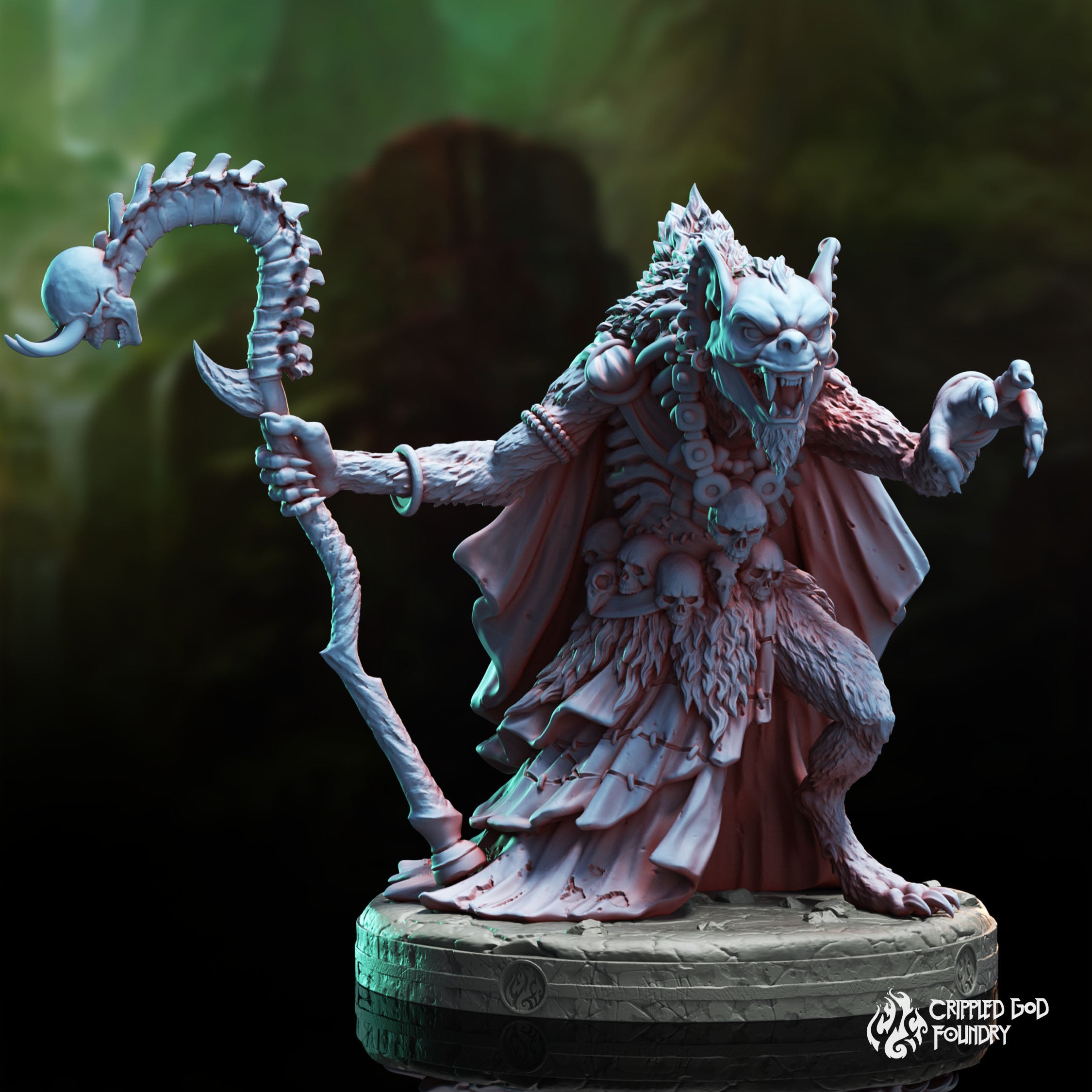Gnoll Shaman (Digital, STL files) – Crippled God Foundry