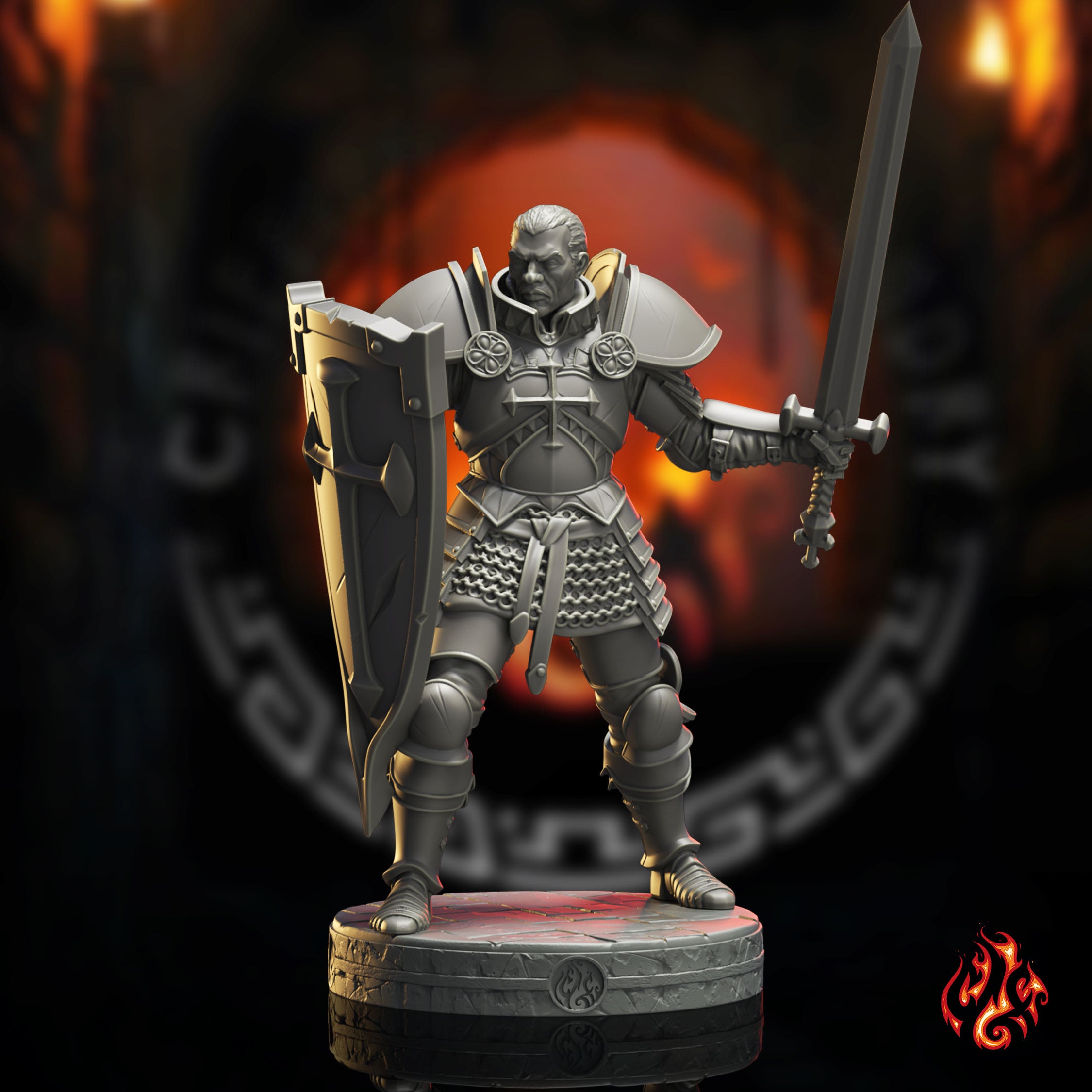 Aldric the Paladin (Digital, STL files) – Crippled God Foundry