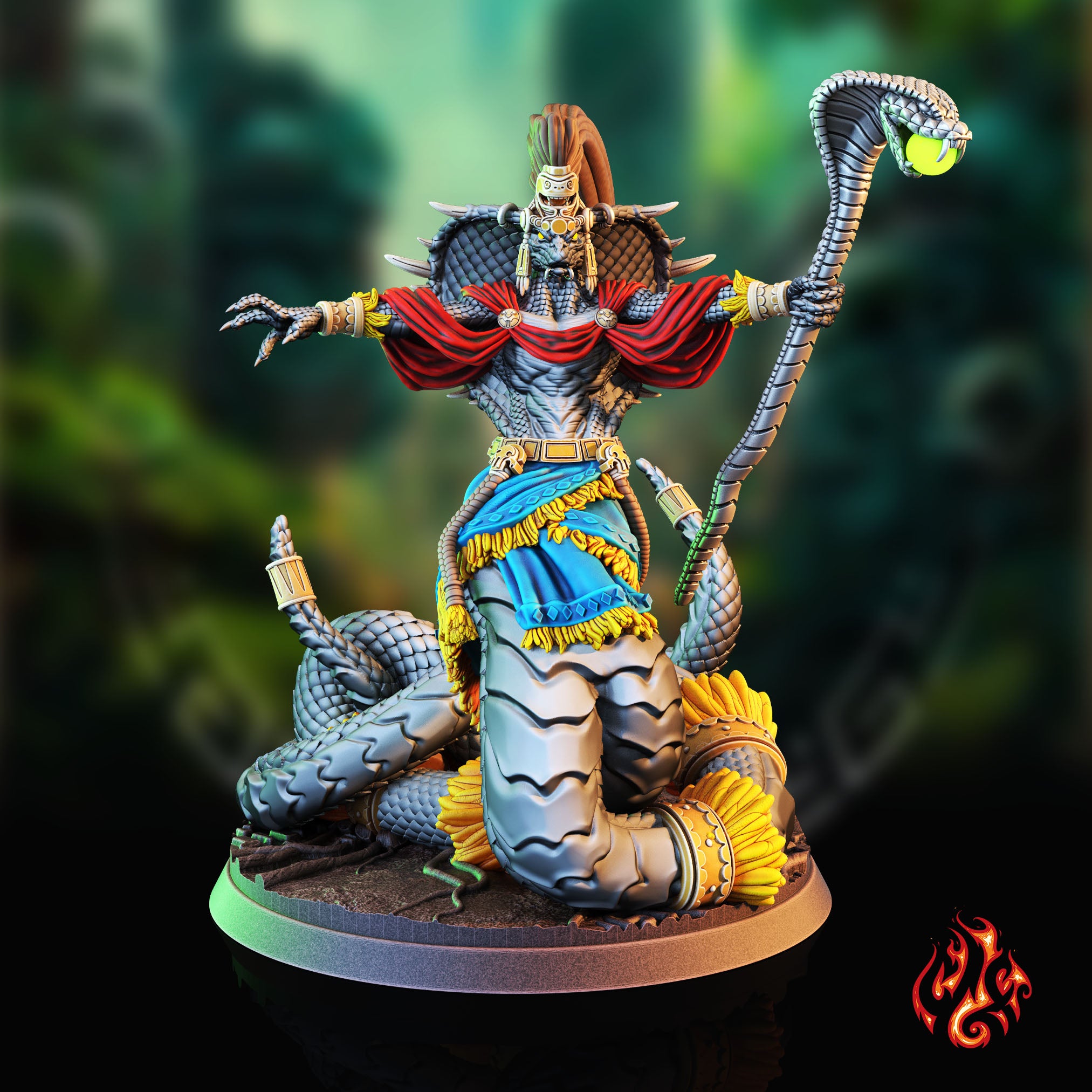 Ophidian High Priest (Digital, STL files) – Crippled God Foundry