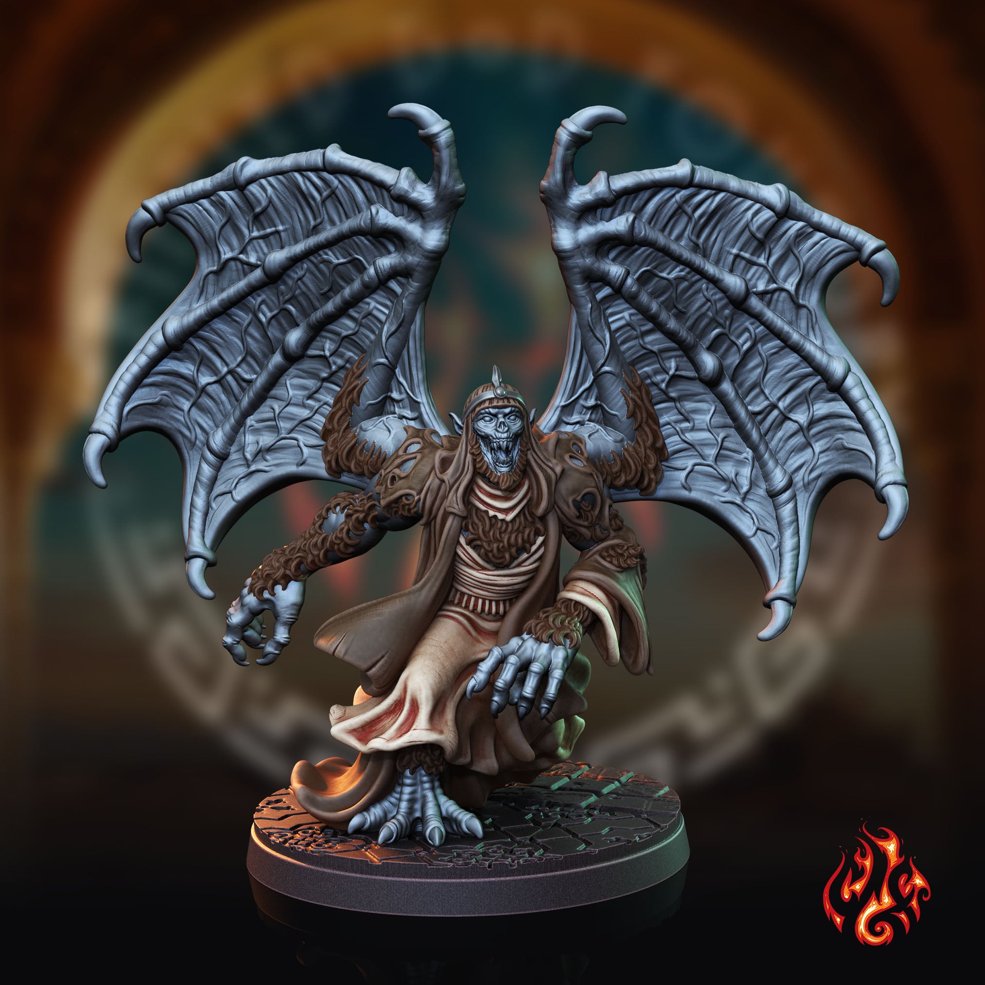 Emir Vampire Beast form (Digital, STL files) – Crippled God Foundry
