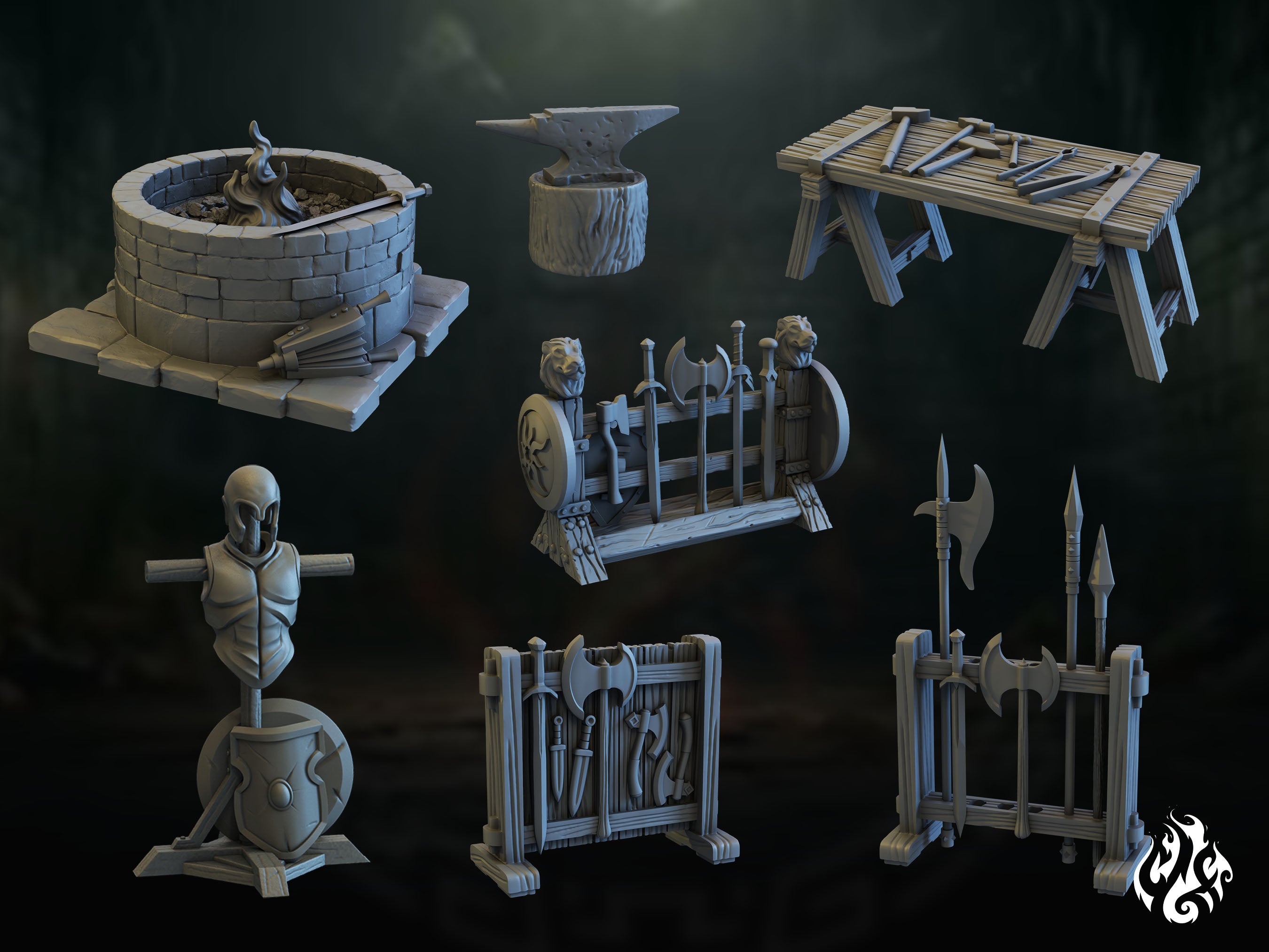 Armory (Digital, STL files) – Crippled God Foundry