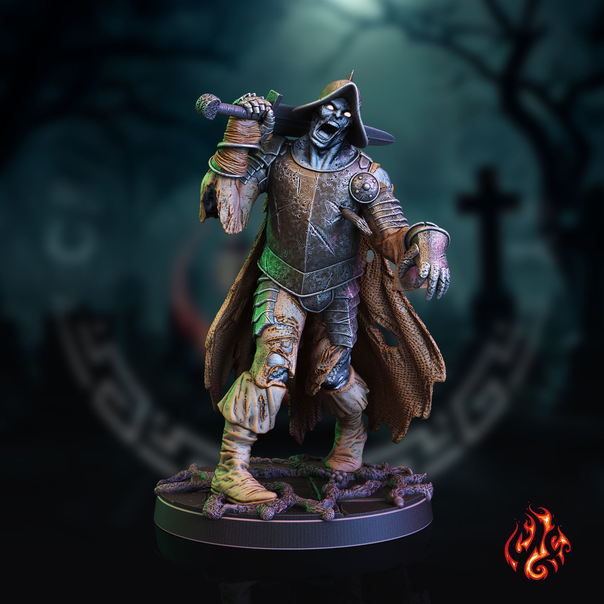 Zombie Warrior (Digital, STL files) – Crippled God Foundry