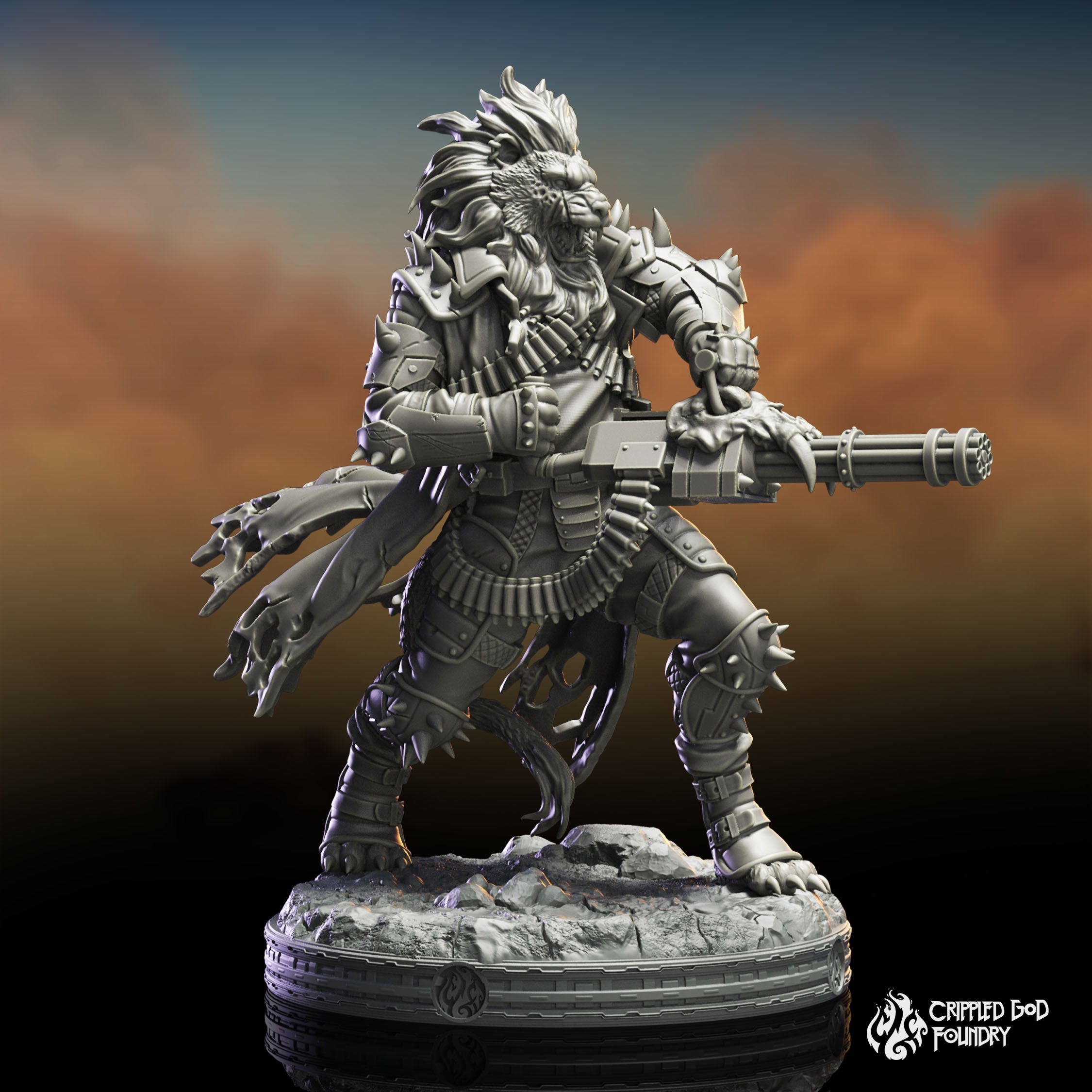 Leonin Headhunter (Digital, STL files) – Crippled God Foundry