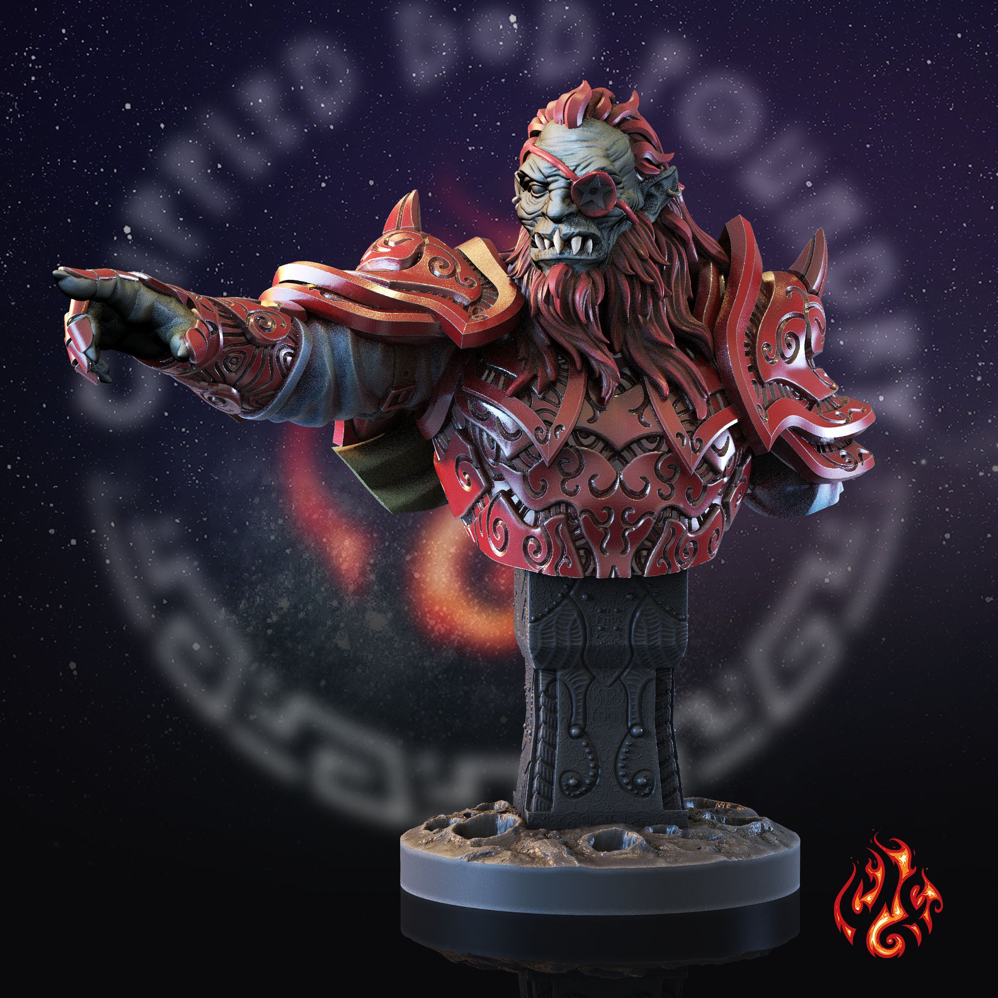 Kosoth Starbane bust – Crippled God Foundry