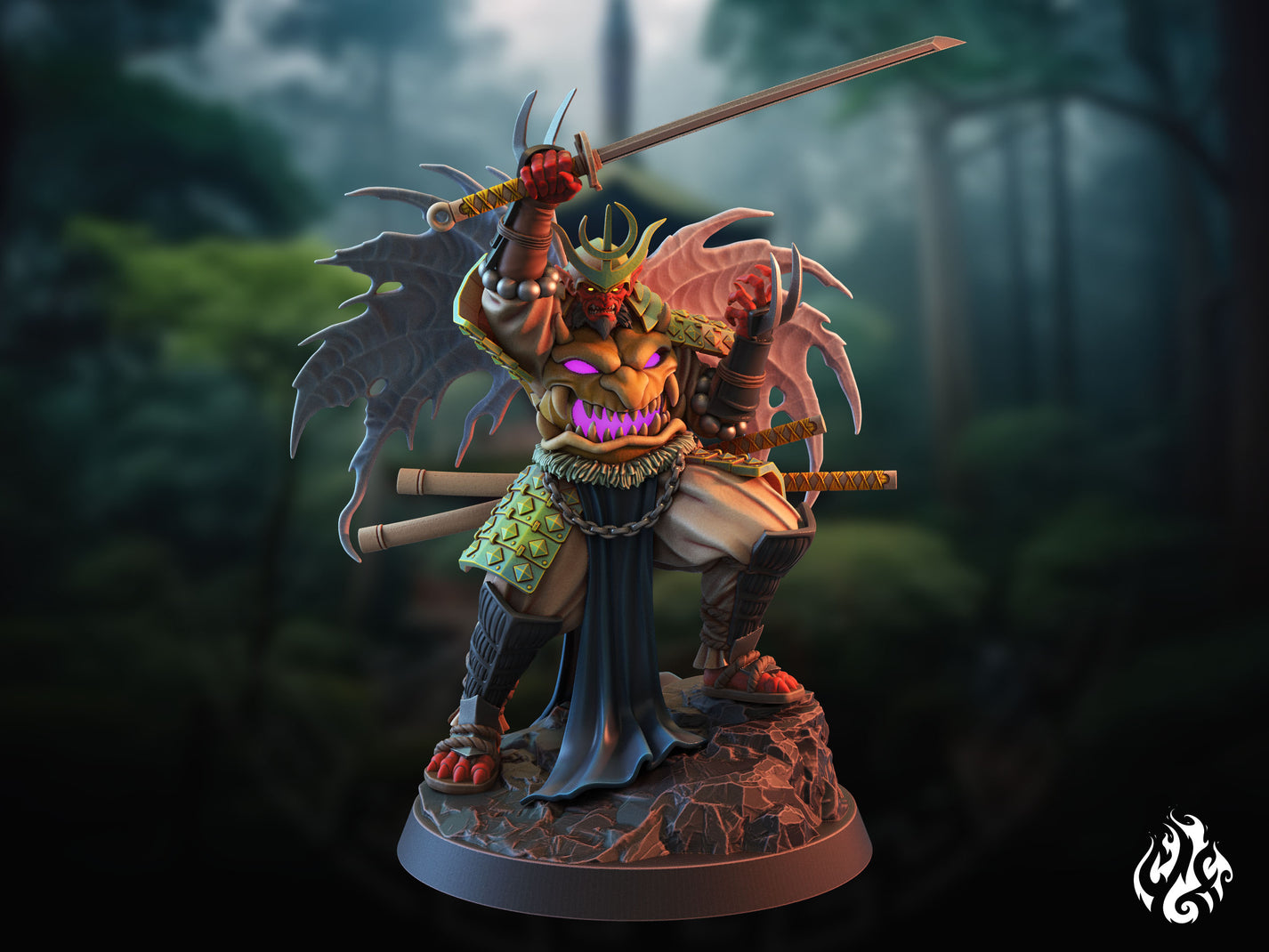Señor Demonio Oni, Osoroshi, el Tirano – Crippled God Foundry