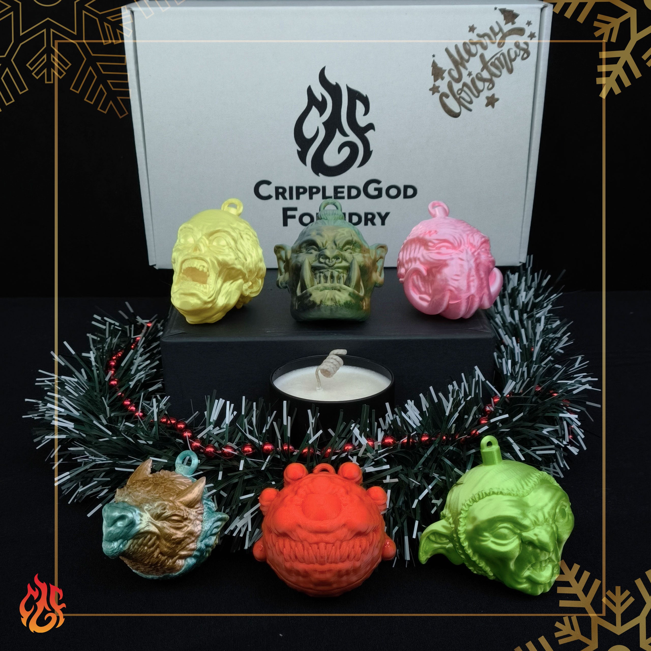 Xmas Monster Ornaments Limited Edition bundle – Crippled God Foundry